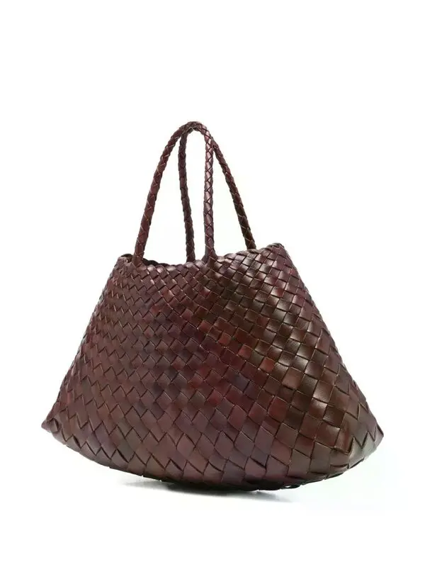 Dragon Diffusion Santa Croce Leather Tote Bag - Brown
