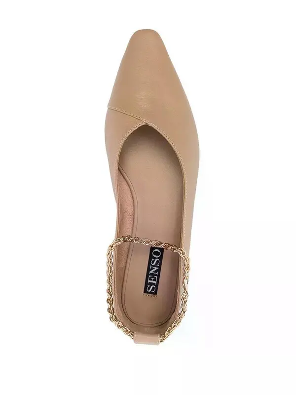 Senso Aubree Ii Leather Flats - Neutrals