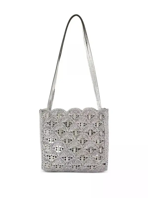 Rabanne Scalloped-edge Metal-detail Shoulder Bag