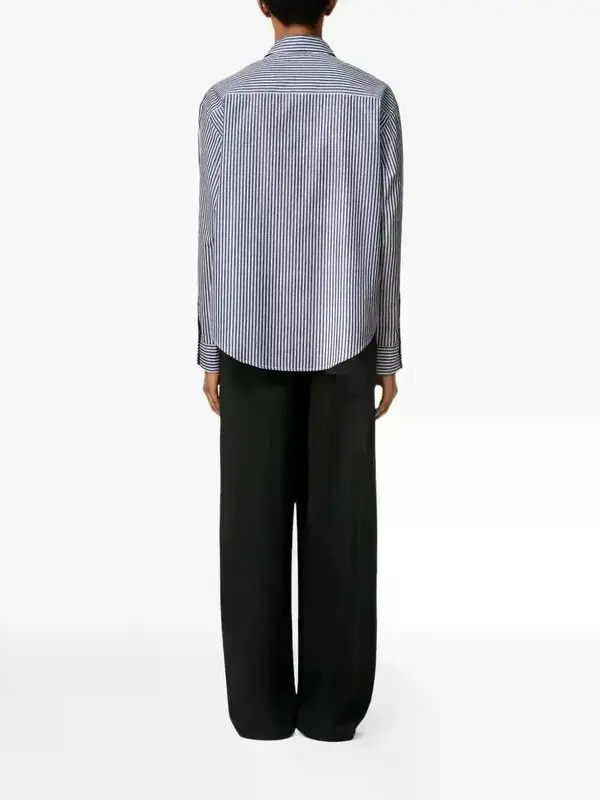 AMI Paris De Coeur Striped Shirt