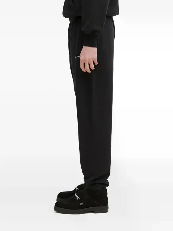 Aries Embroidered Cuffed Track Pants