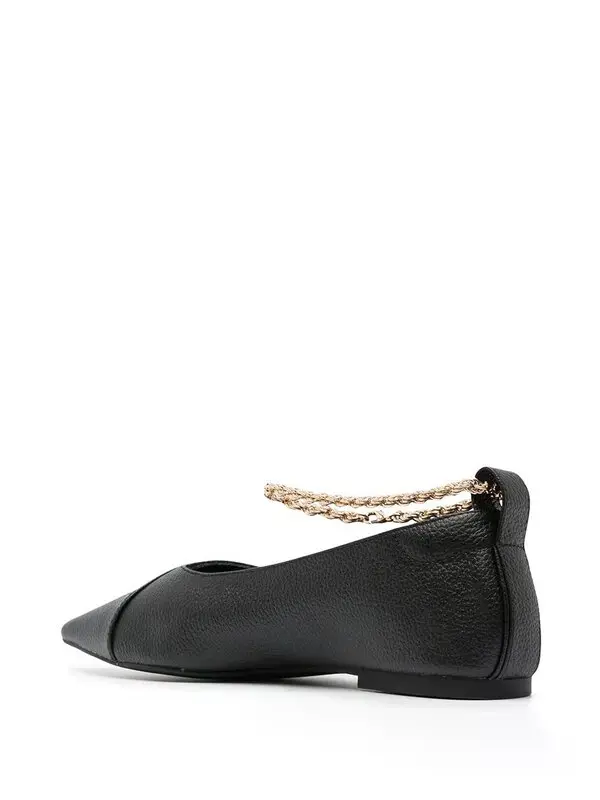 Senso Aubree Ii Leather Ballerina Shoes - Black