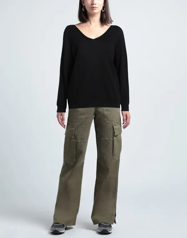 Fabiana Filippi Long Sleeve V-neck Knit Top