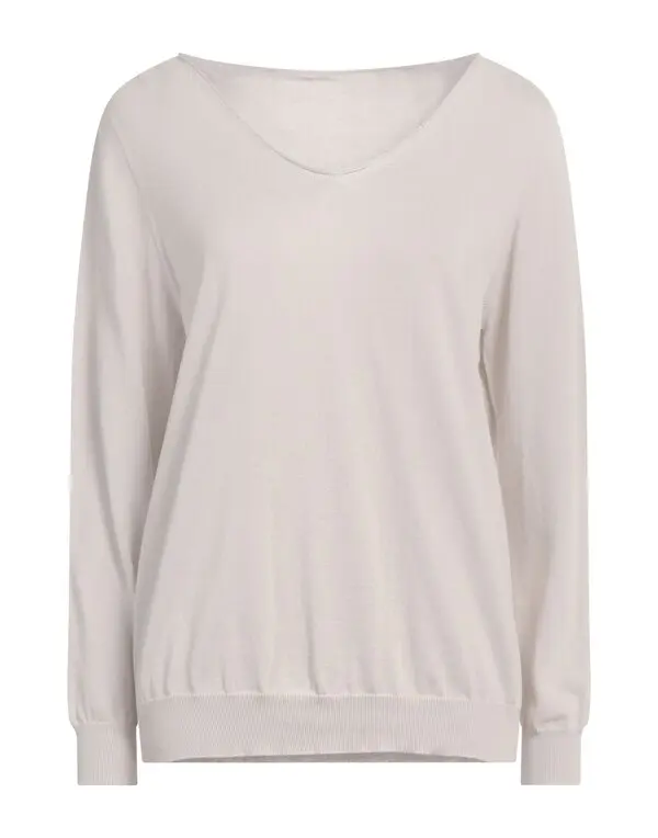Fabiana Filippi Long Sleeve V-neck Knit Top