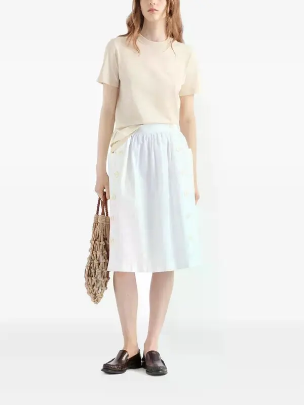 Prada Logo-print T-shirt - Neutrals