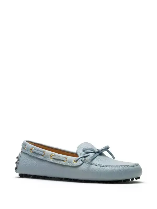 Car Shoe Grained Leather Driving Shoes
