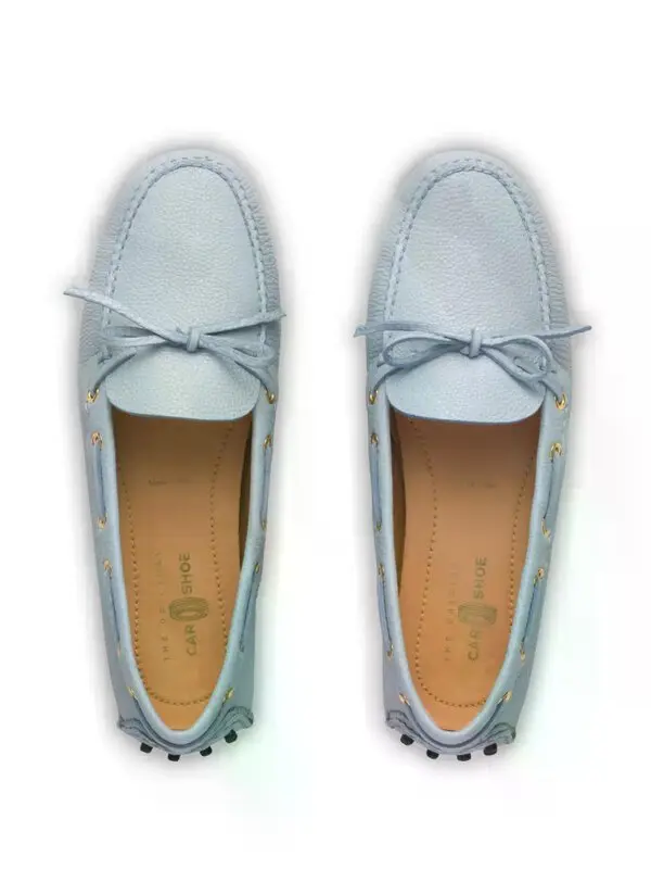 Car Shoe Grained Leather Driving Shoes