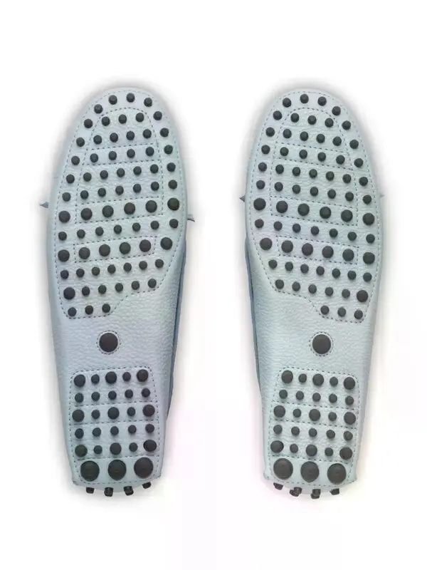 Car Shoe Grained Leather Driving Shoes