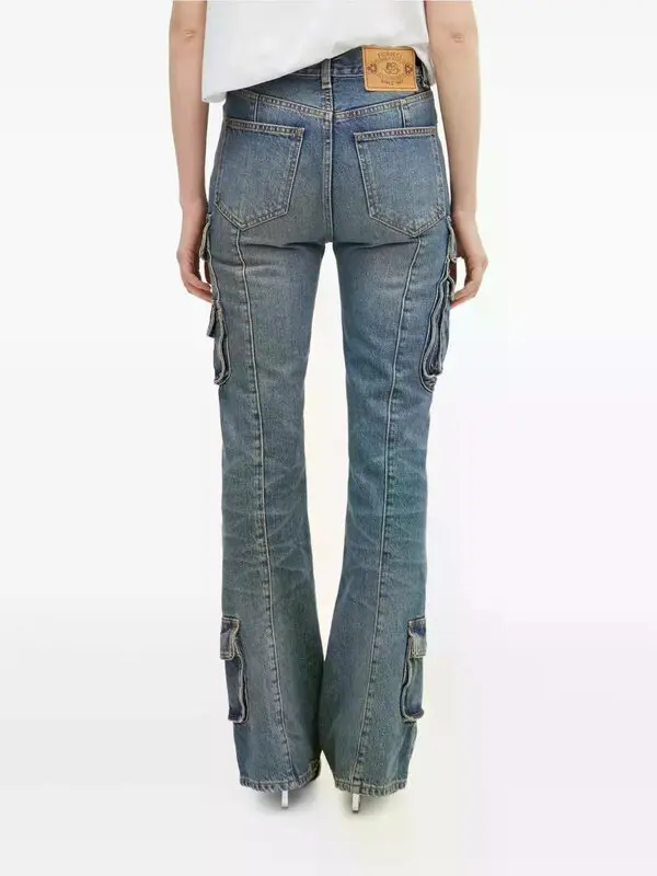 Fiorucci Paneled Cargo Jeans