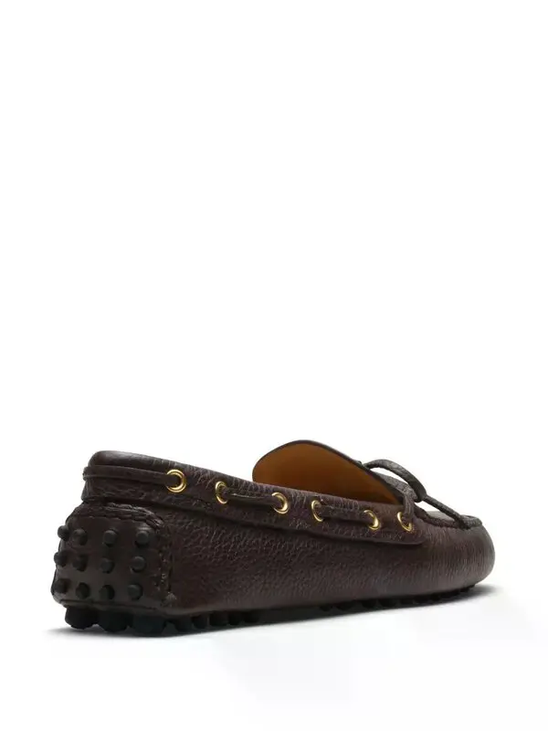 Car Shoe Grained-leather Driving Shoes