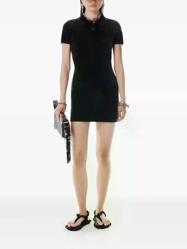 Alexander Wang Ribbed Polo Dress