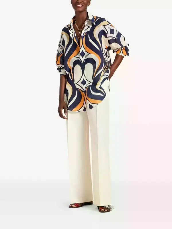 La DoubleJ Abstract-print Shirt