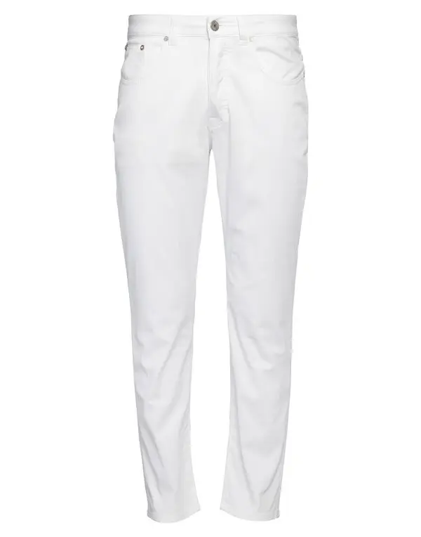 DEVORE INCIPIT Twill Casual Pants - White