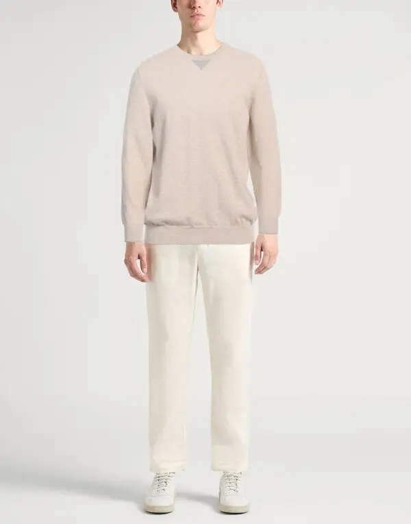 Fedeli Sweater In Virgin Wool And Cashmere - Beige