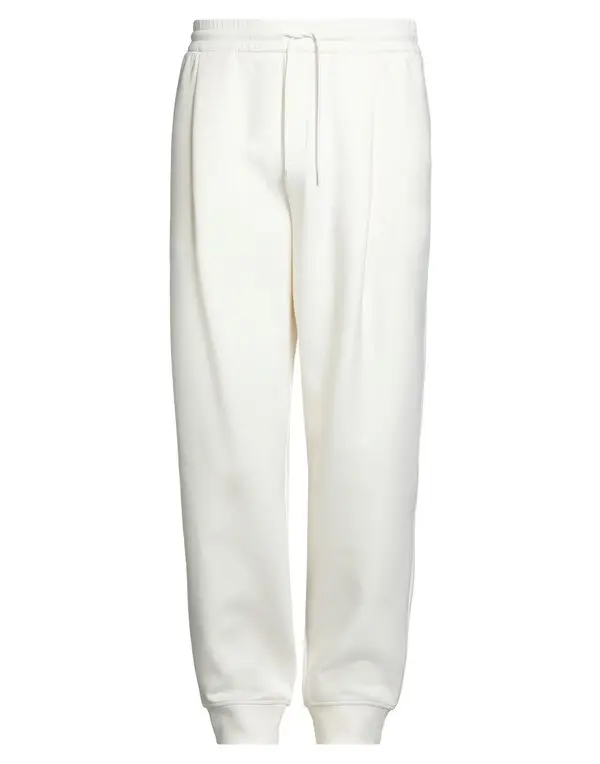 Emporio Armani Relaxed Fit Track Pants - White