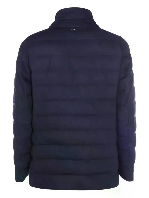 Herno Quilted Layered Blazer - Blue