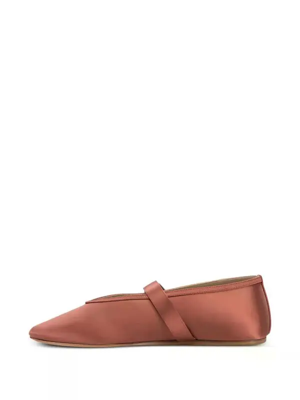 Le Monde Beryl Silk Buckle Flats