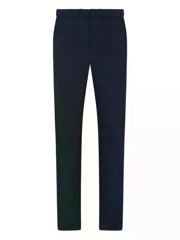 Emporio Armani Elasticated Waist Trousers - Blue