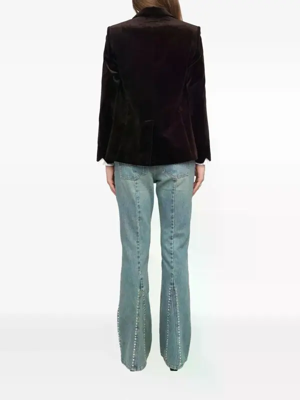 Zadig&Voltaire Vavy Velvet Blazer - Brown