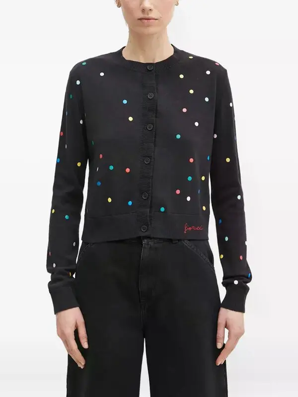 Fiorucci Polka-dot Cardigan