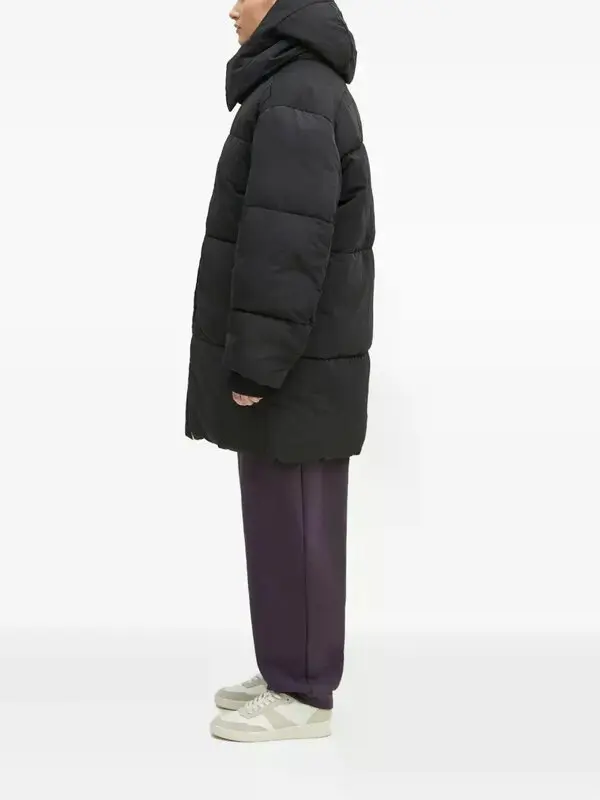 PANGAIA Hooded Puffer Jacket - Black