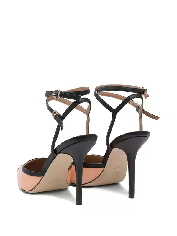 LELLA BALDI 105mm Leather Ankle-strap Pumps - Pink