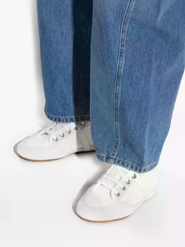 Givenchy Slim Panelled Sneakers - White