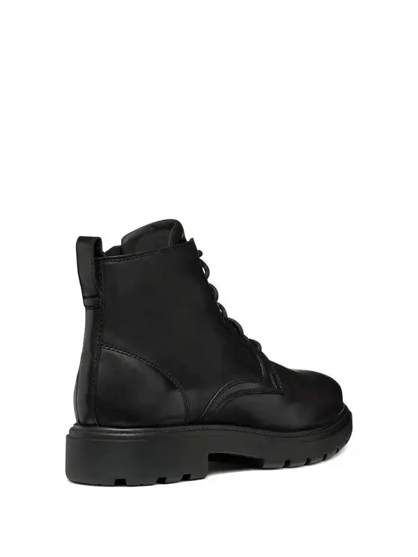 Geox Spherica Ec7 Lace-up Leather Boots