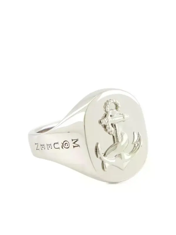 Alexander McQueen Anchor Signet Ring