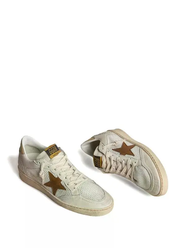 GOLDEN GOOSE Ball Star Leather Sneakers - Neutrals