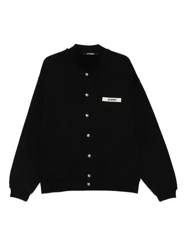 Jacquemus Gros Grain Cardigan - Black