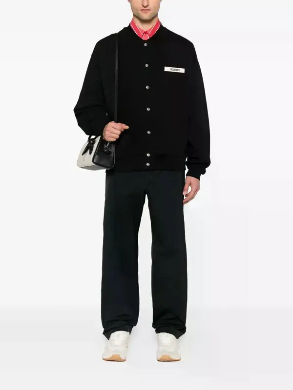 Jacquemus Gros Grain Cardigan - Black