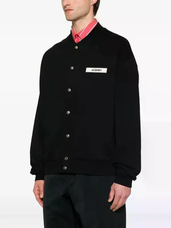 Jacquemus Gros Grain Cardigan - Black