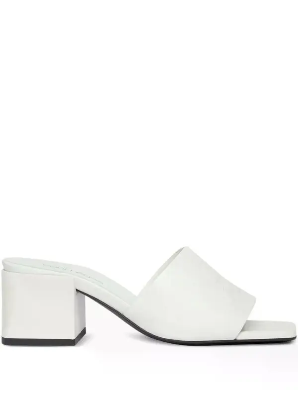 COURREGES 55mm Leather Block-heel Sandals