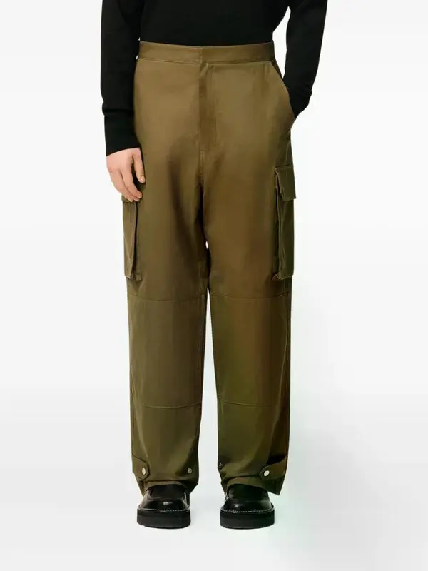 Ami Side-pockets Cargo Pants - Green