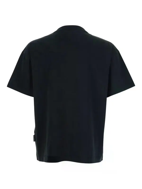 Palm Angels Crew-neck Logo-print T-shirt