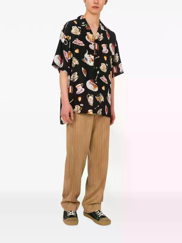 Moschino Printed Silk Shirt