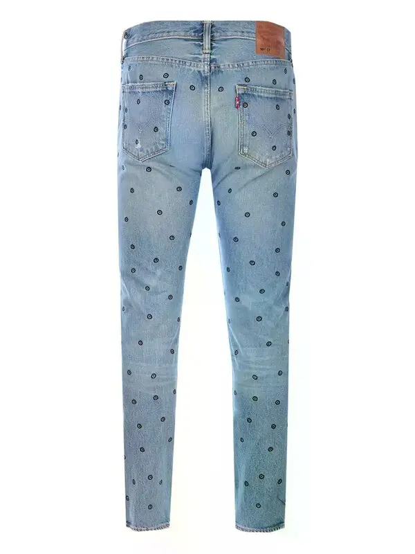 LEVI'S Embroidered Cotton Jeans