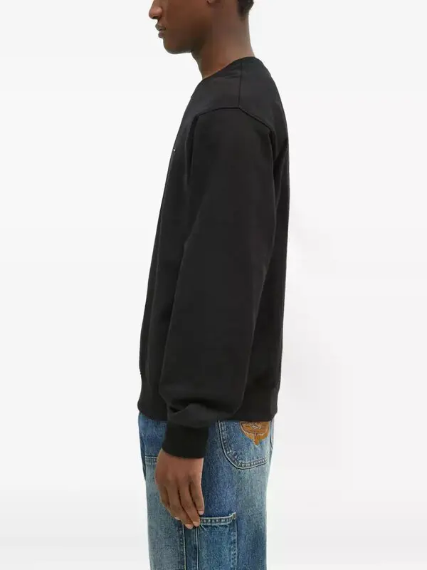Thisisneverthat Crew-Neck Cotton Sweatshirt - Black | Editorialist