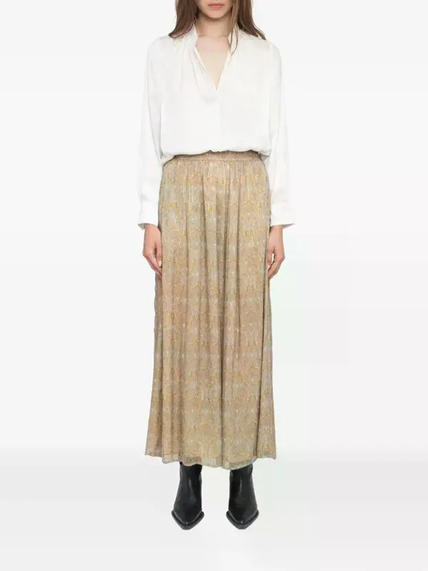 Zadig&Voltaire Paisley-print Maxi Skirt