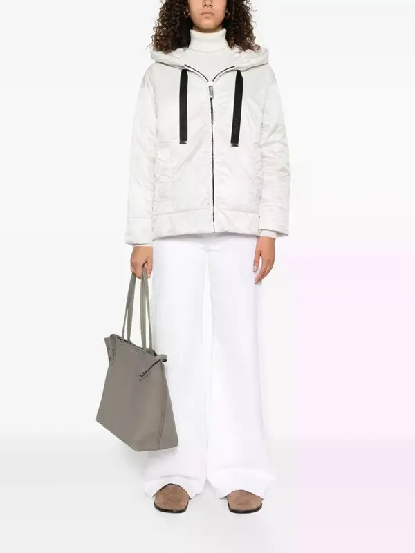 Max Mara Hooded Padded Jacket - Neutrals