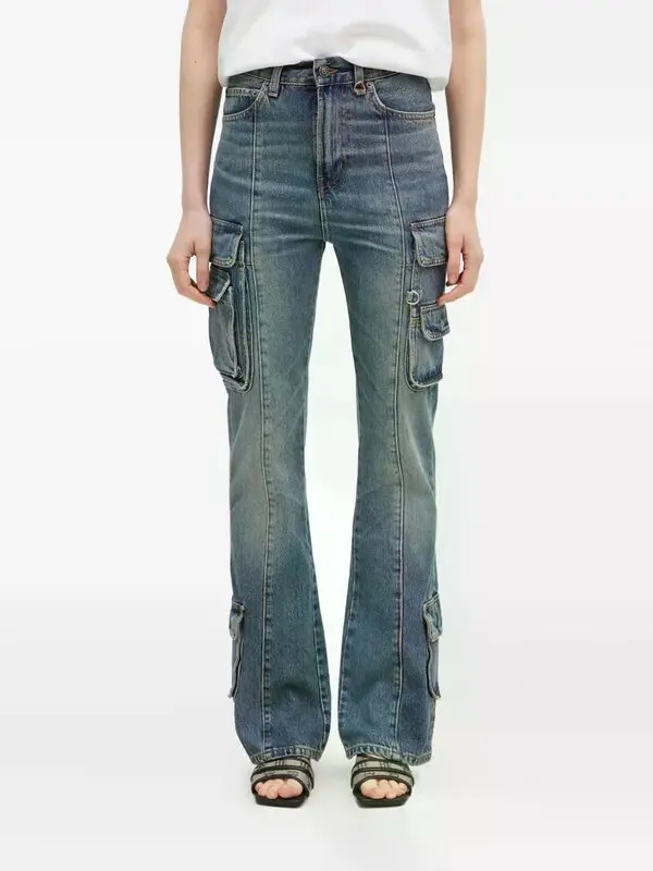 Fiorucci Cargo Panelled Jeans