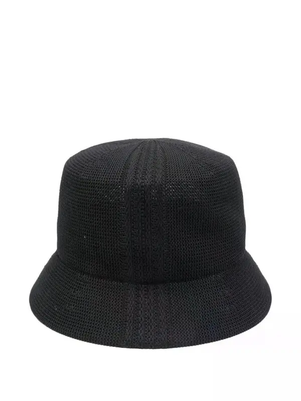 Cfcl Mesh Knit Bucket Hat - Black | Editorialist