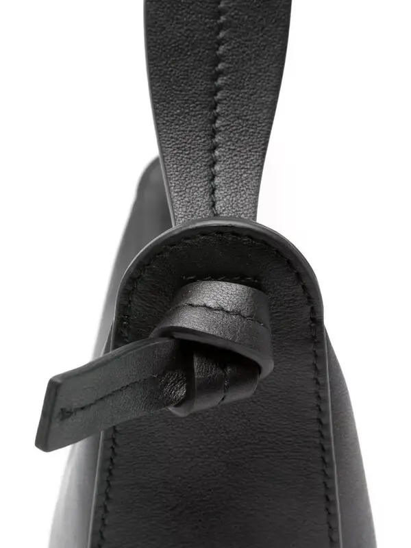 JIL SANDER Curved Knotted Shoulder Bag