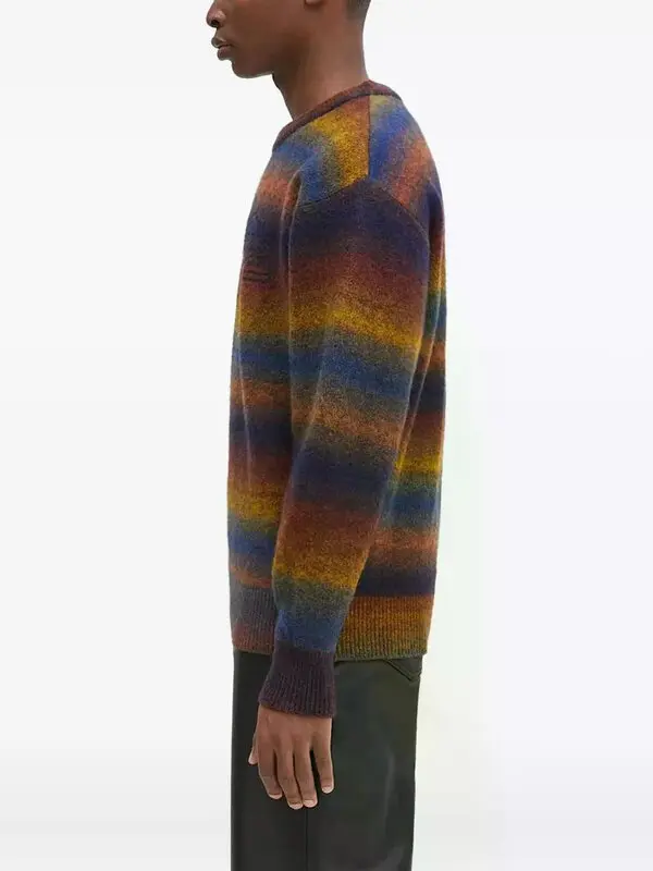 Aries Boucle Space Dye Knit Sweater