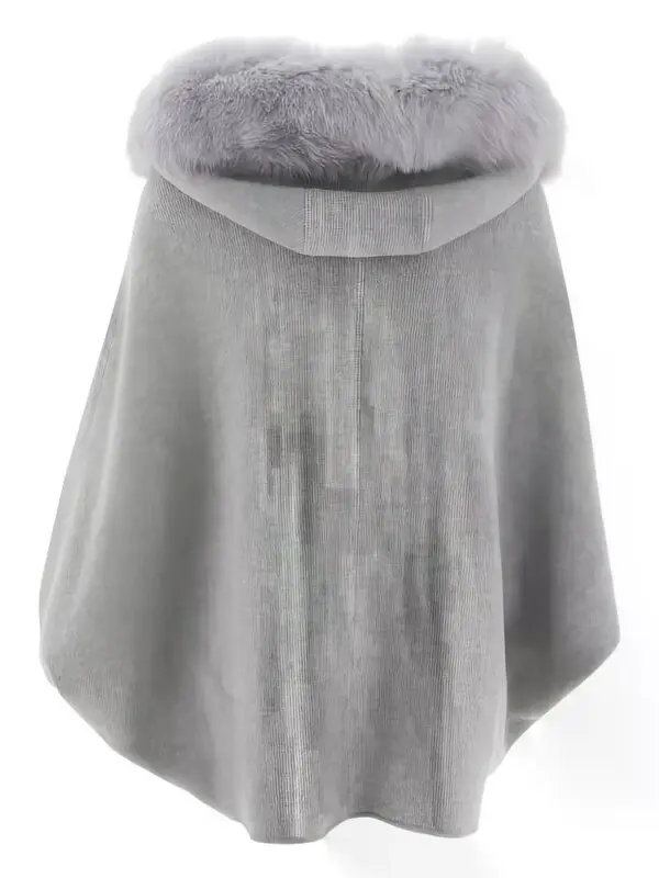 GIOVI Fur-trimmed Zip-front Cape