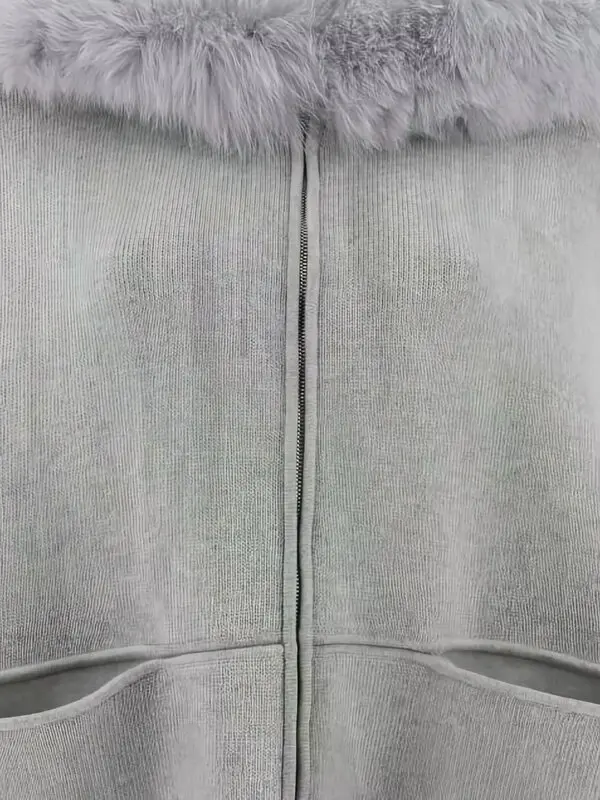 GIOVI Fur-trimmed Zip-front Cape