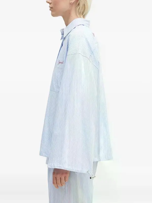 Fiorucci Striped Embroidered Shirt