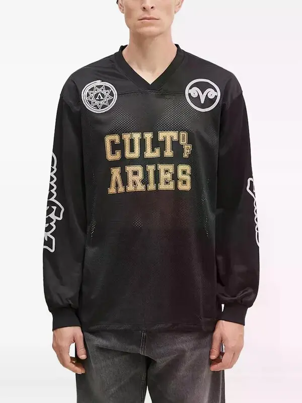 Aries Mesh-panel Long-sleeve Jersey