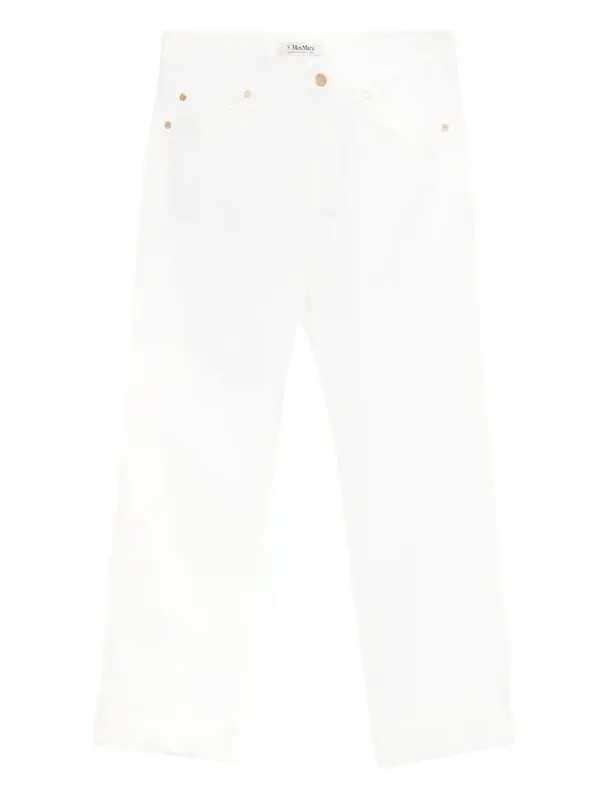 Max Mara Straight-leg Trousers - White